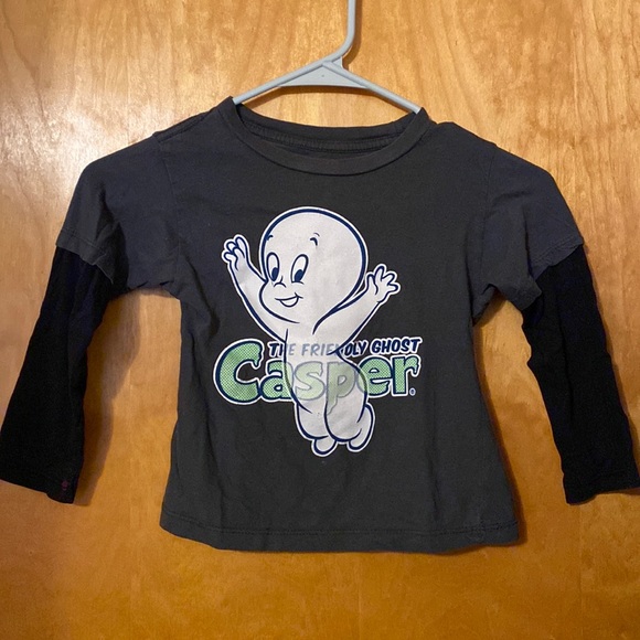 casper | Shirts & Tops | Casper The Friendly Ghost Long Sleeved T Shirt ...